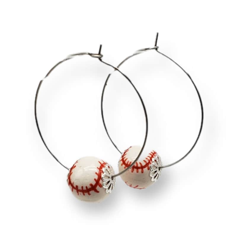 Baseball Earrings - Etsy