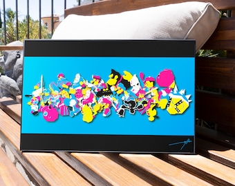 Melee Roster Poster Super Smash Bros. Melee SSBM - Etsy