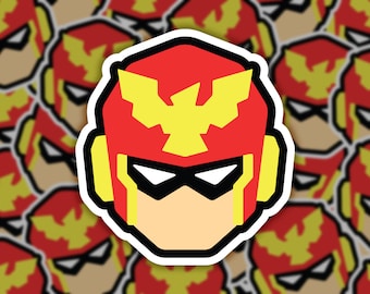 Captain Falcon Dash Vinyl Sticker/decal - Etsy