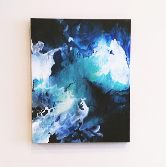 Blue: Original Abstract Acrylic Painting | Etsy