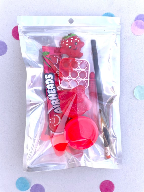 Red Party Goody Bags, Birthday Party Favor by Sincerely Scarlet | Catch ...