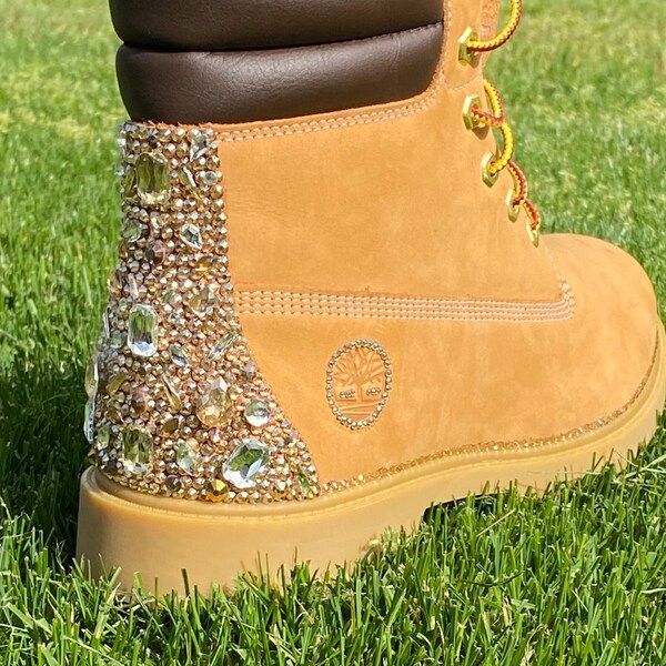 Rhinestone Boots - Etsy