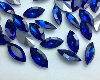 Royal blue crystals | Etsy
