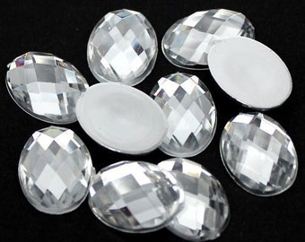 Oval rhinestone | Etsy