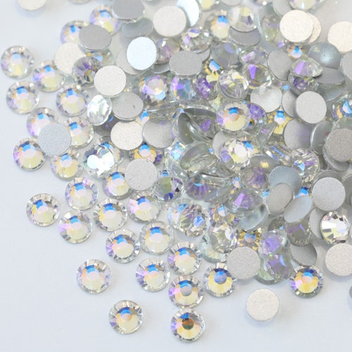 High Quality Crystal Moonlight Rhinestones Clear Loose Flat - Etsy