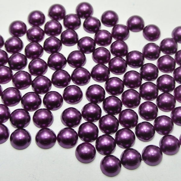 Dark Purple Pearls - Etsy
