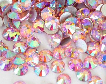 Light Purple AB Glass Crystal Rhinestone SS12 1440 Pieces | Etsy