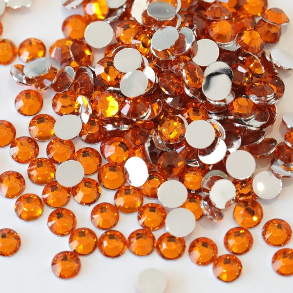 Orange Rhinestones - Etsy