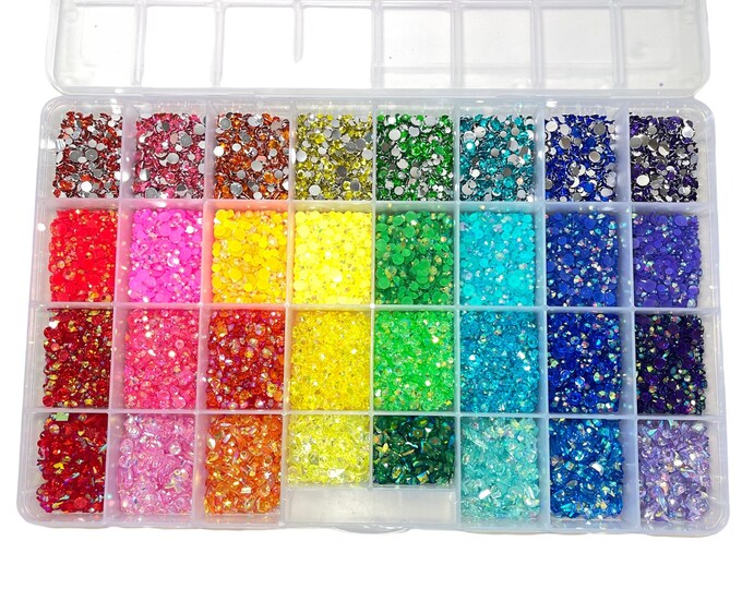 Rainbow Bling Kit Mixed Resin Bling Kit Assorted Resin, Jelly ...
