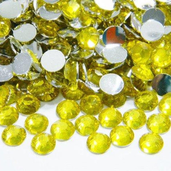 Yellow Rhinestones - Etsy