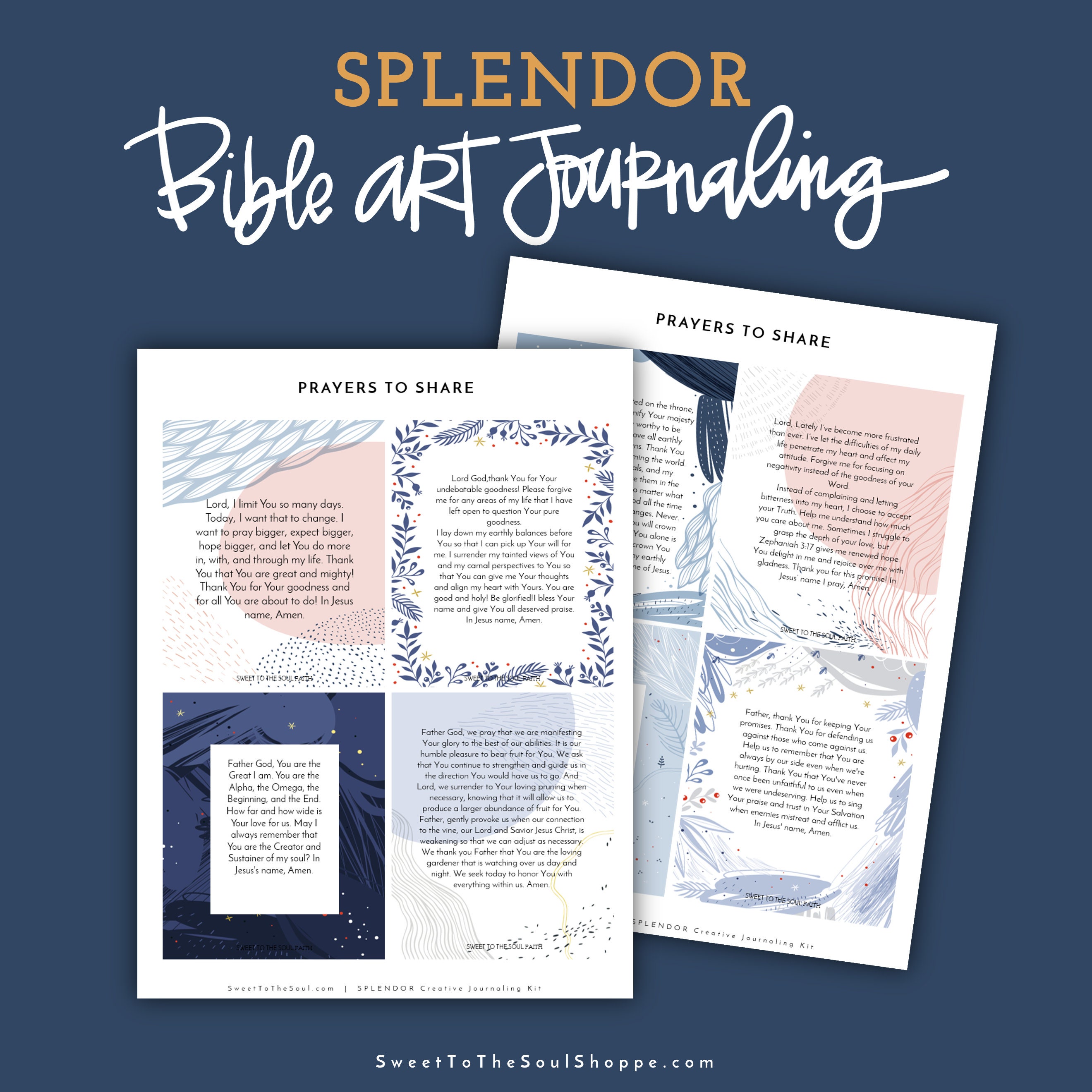 Soul Inspired - "splendor" Bible Art Journaling Resources- Digital ...