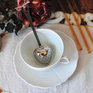 Heart Tea Infuser | Stainless Steel Tea Spoon | Infusion Steeper ...