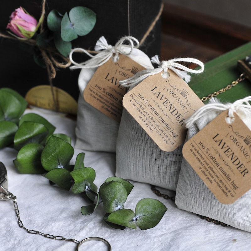 Lavender Muslin Sachet - Etsy