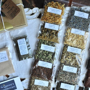 DIY Tea Kit | Make Your Own Tea Blends | Organic Teas and Herbs With ...