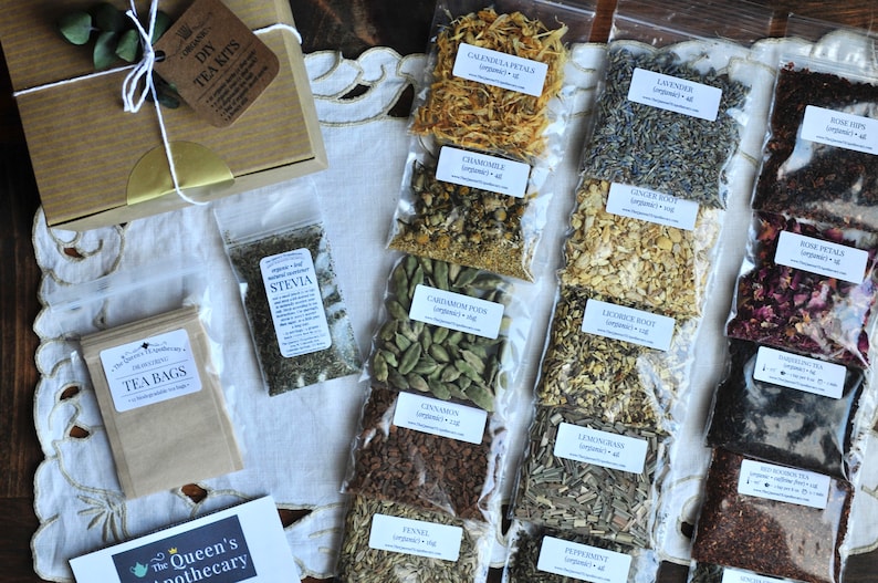 DIY Tea Kit | Make Your Own Tea Blends | Organic Teas and Herbs With ...
