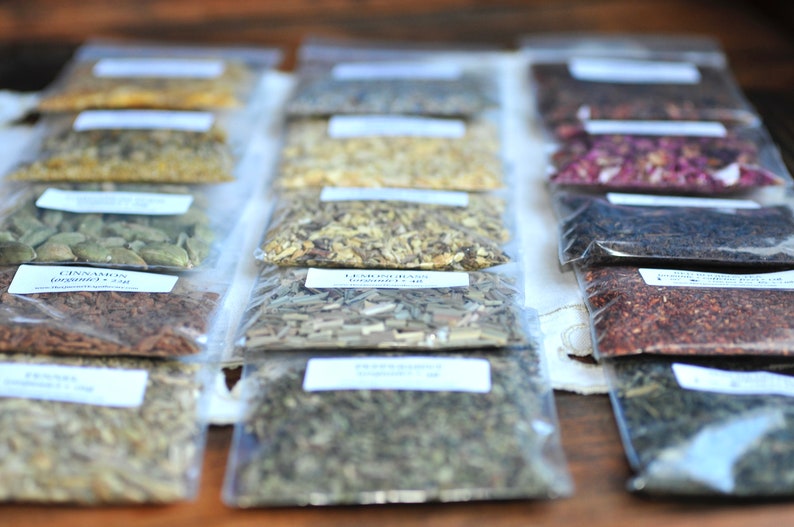 DIY Tea Kit | Make Your Own Tea Blends | Organic Teas and Herbs With ...