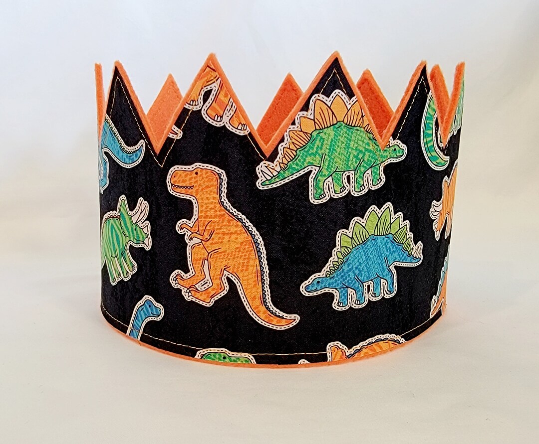 Dinosaur Crown, Dino Crown, Kids Birthday Crown, DINO HAT, Boys ...
