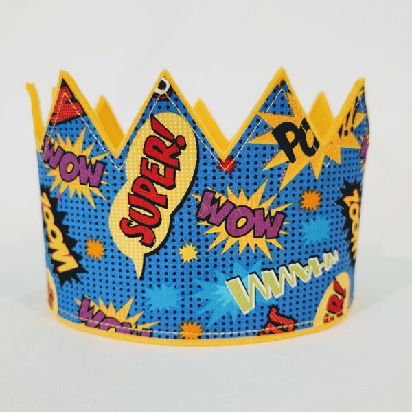 Superhero Crown - Etsy