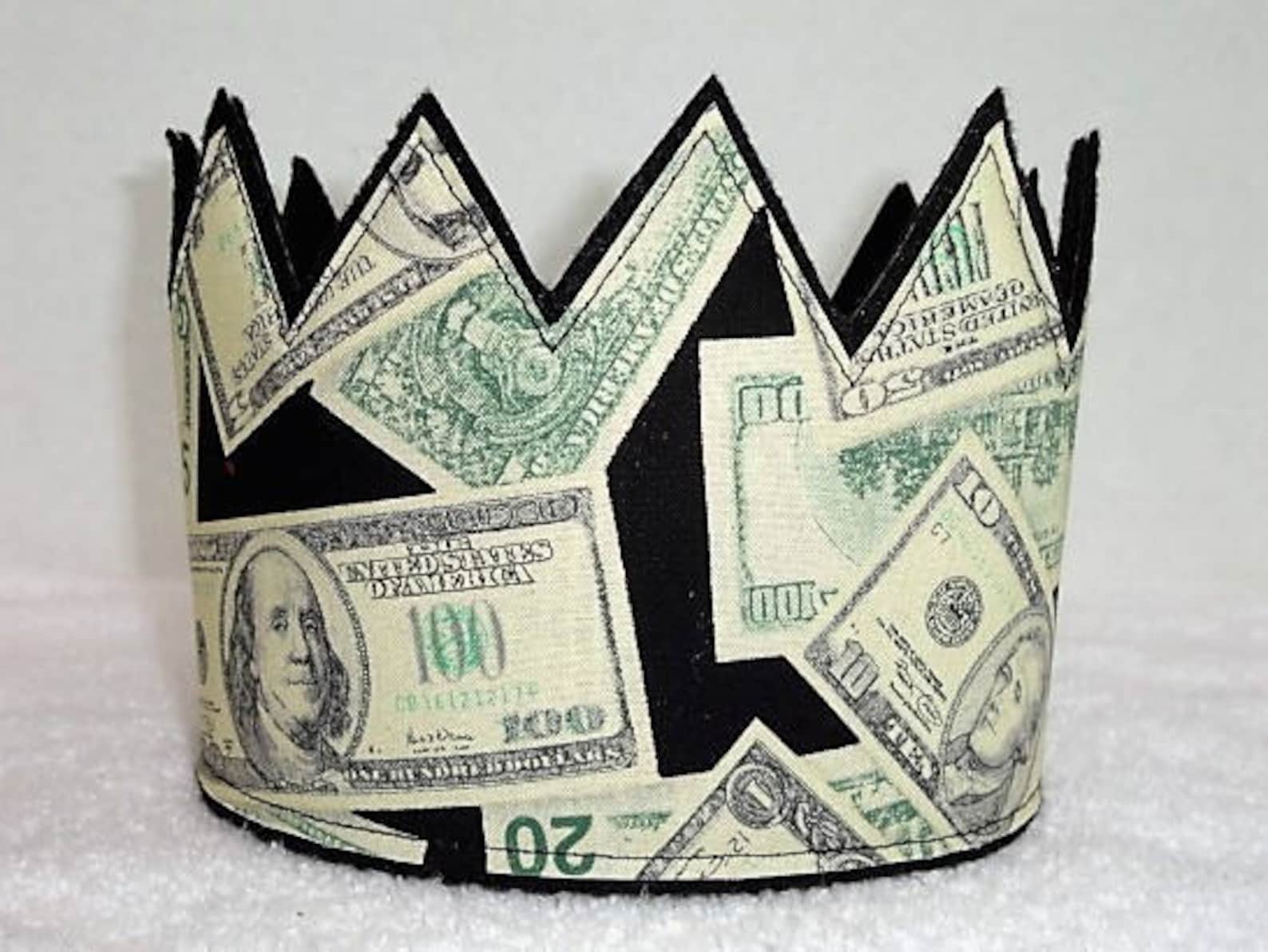 Dollar Bills Crown Money Crown 100 Dollar Bill Gag Gift Etsy dollar-bills-crown-money-crown-100-dollar-bill-gag-gift-etsy