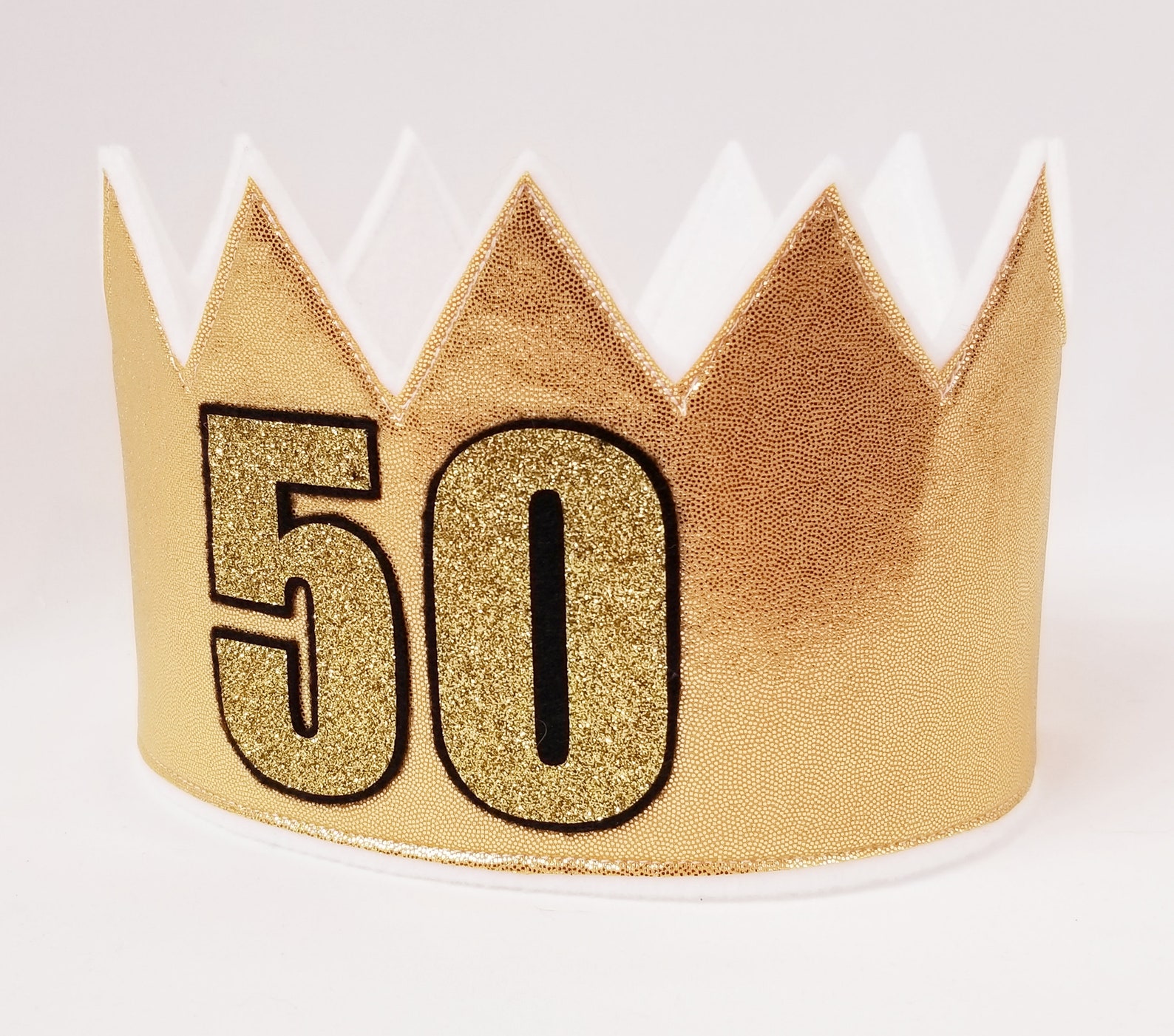 Gold 50th Crown 40th Crown 60th Birthday Crown 100th - Etsy