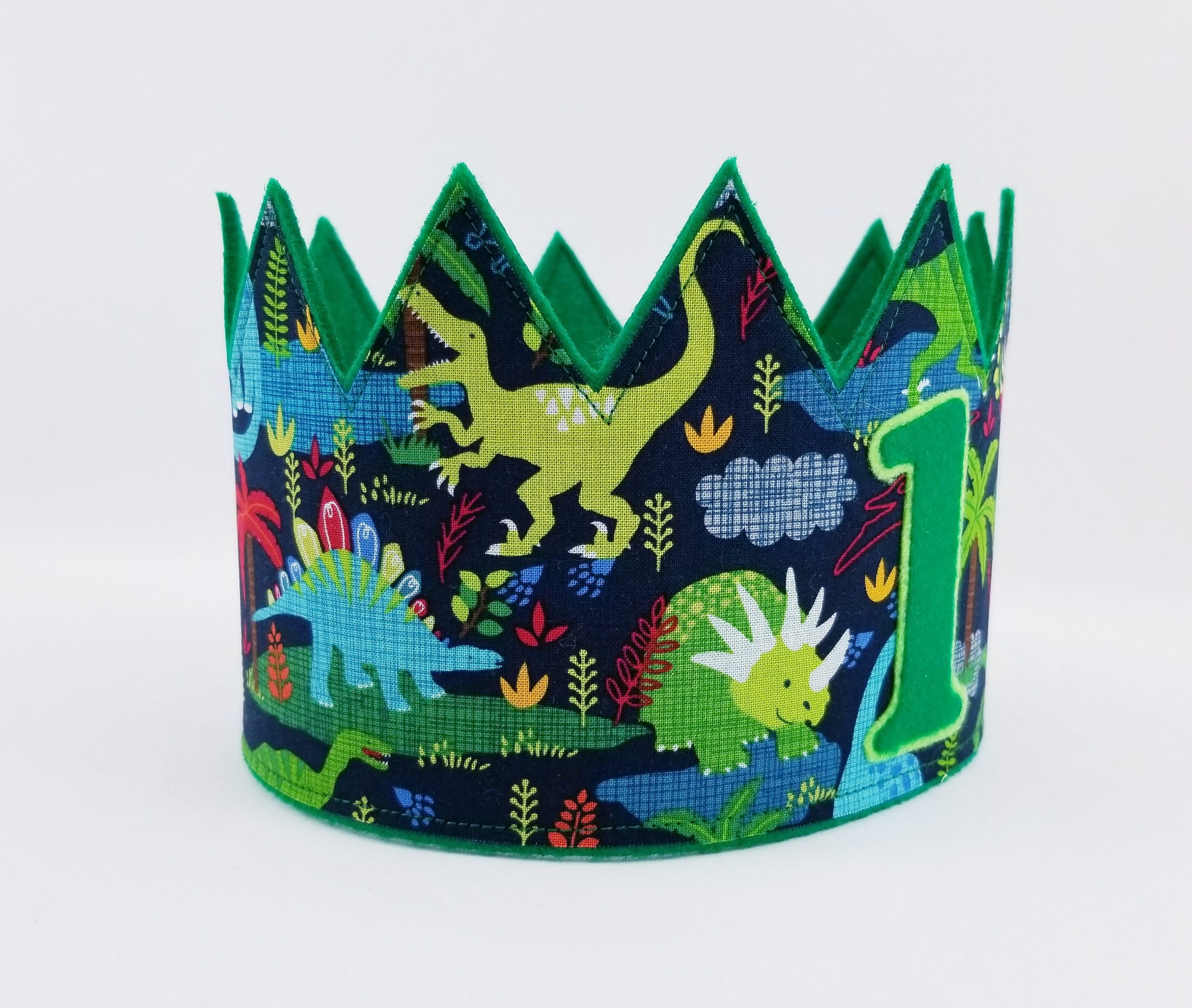 Dinosaur Crown Dinosaur Birthday Crown Jurassic Dinosaurs - Etsy