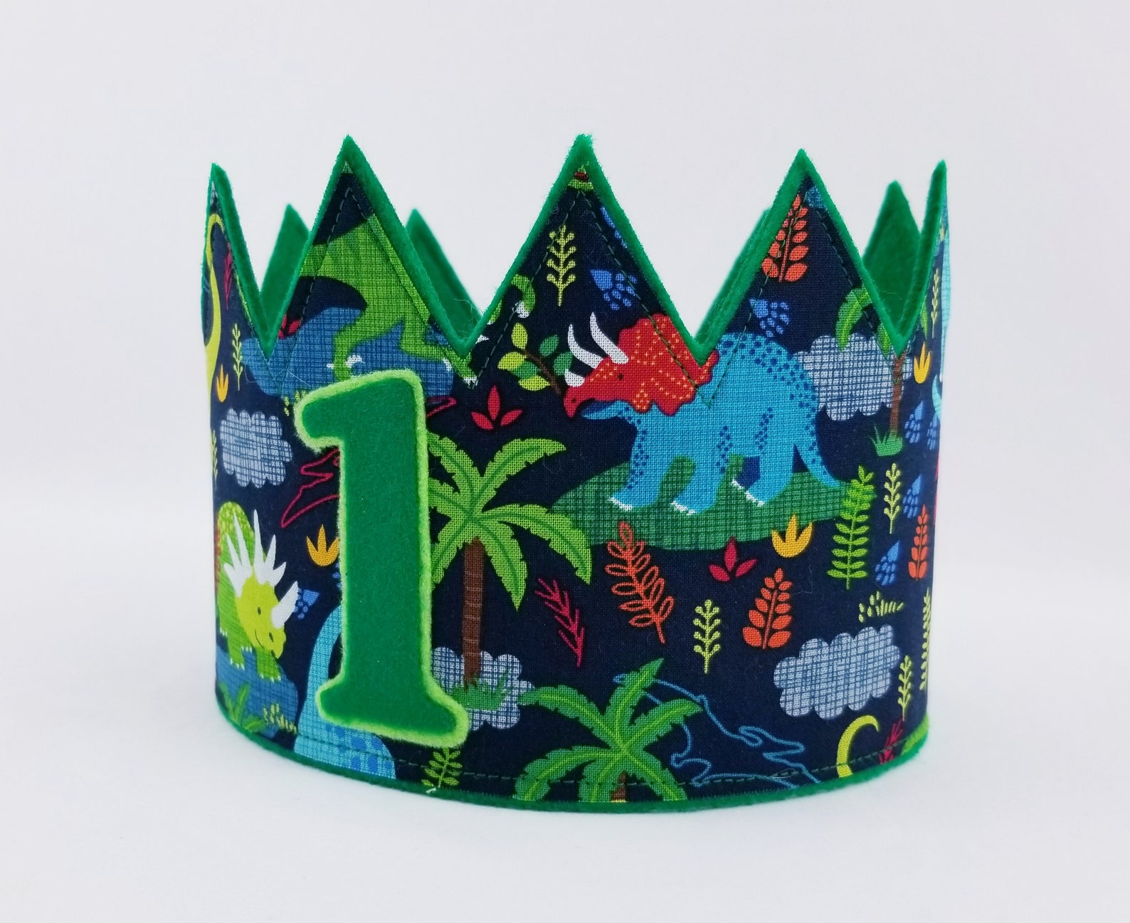 Dinosaur Crown Dinosaur Birthday Crown Jurassic Dinosaurs | Etsy