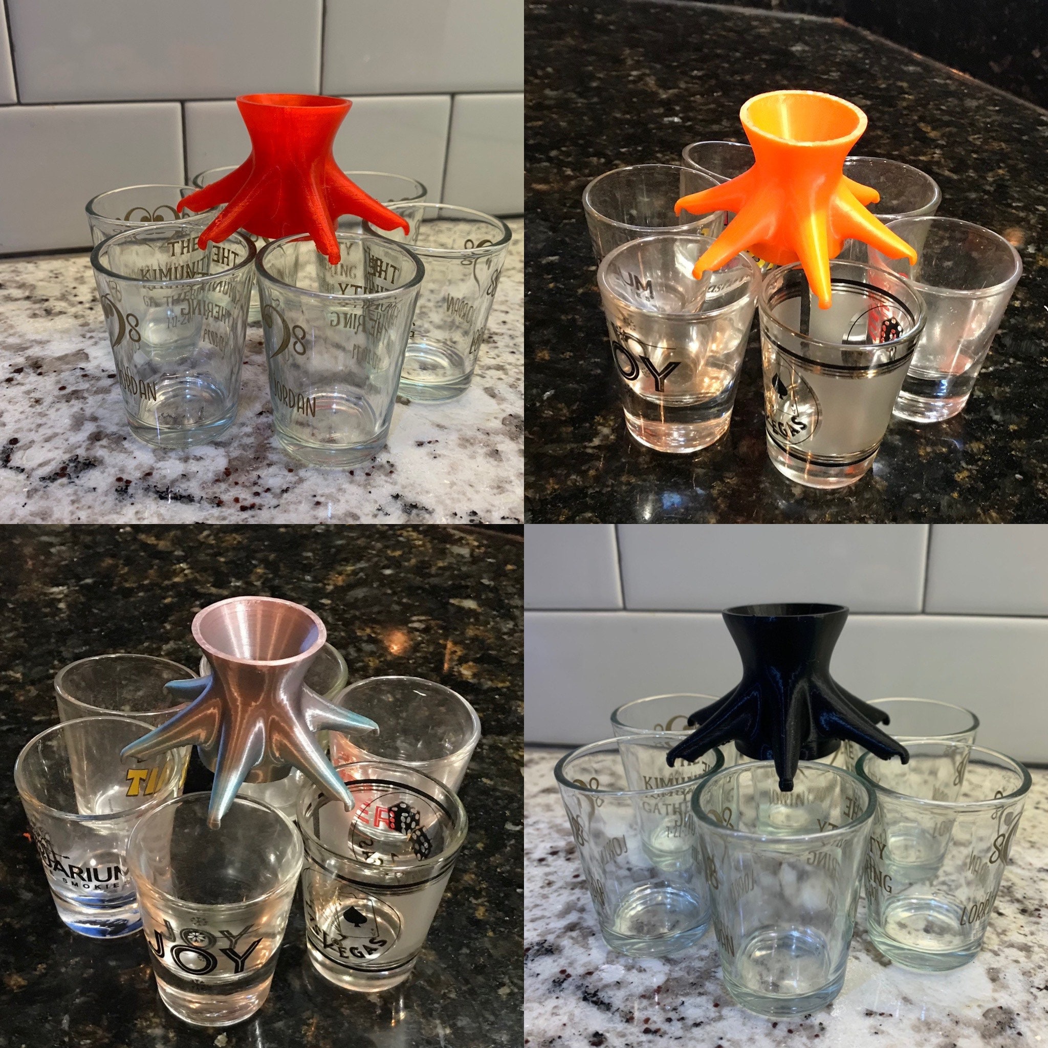 Silver Shot Glass Pourer - Etsy