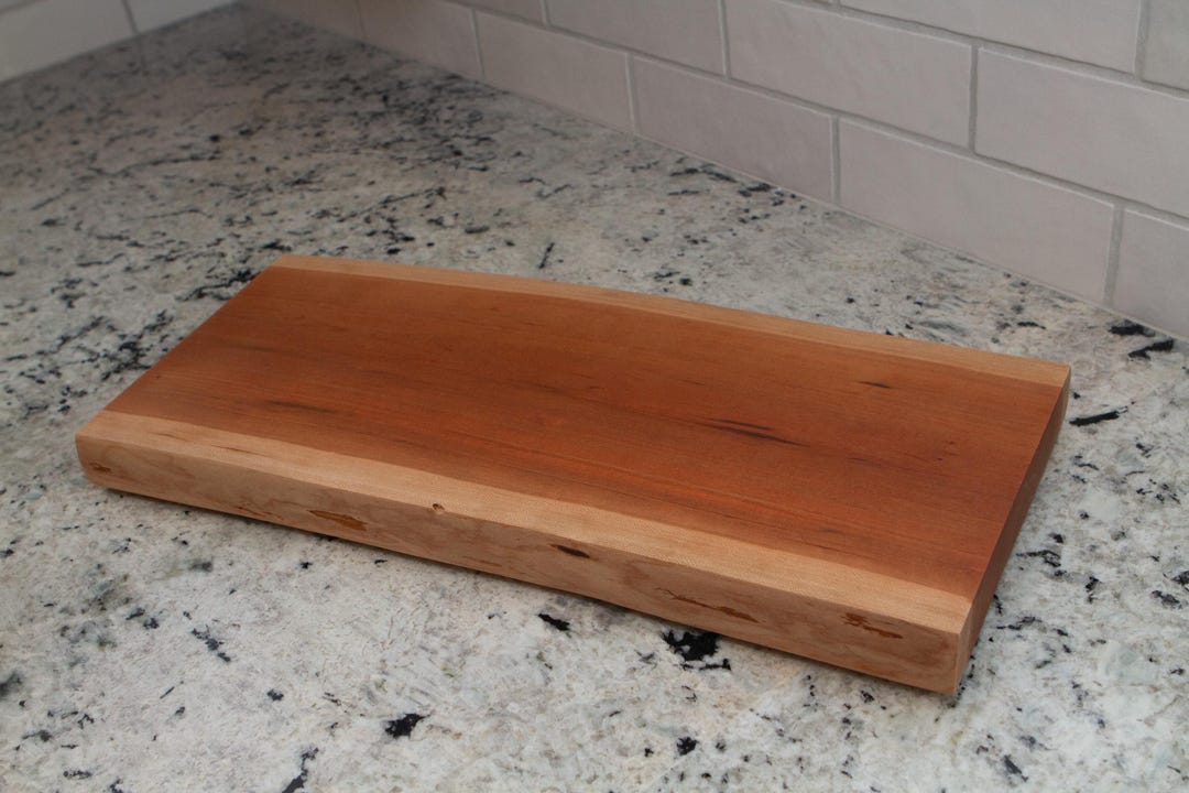 Handmade Cherry Slab Serving Board - Etsy