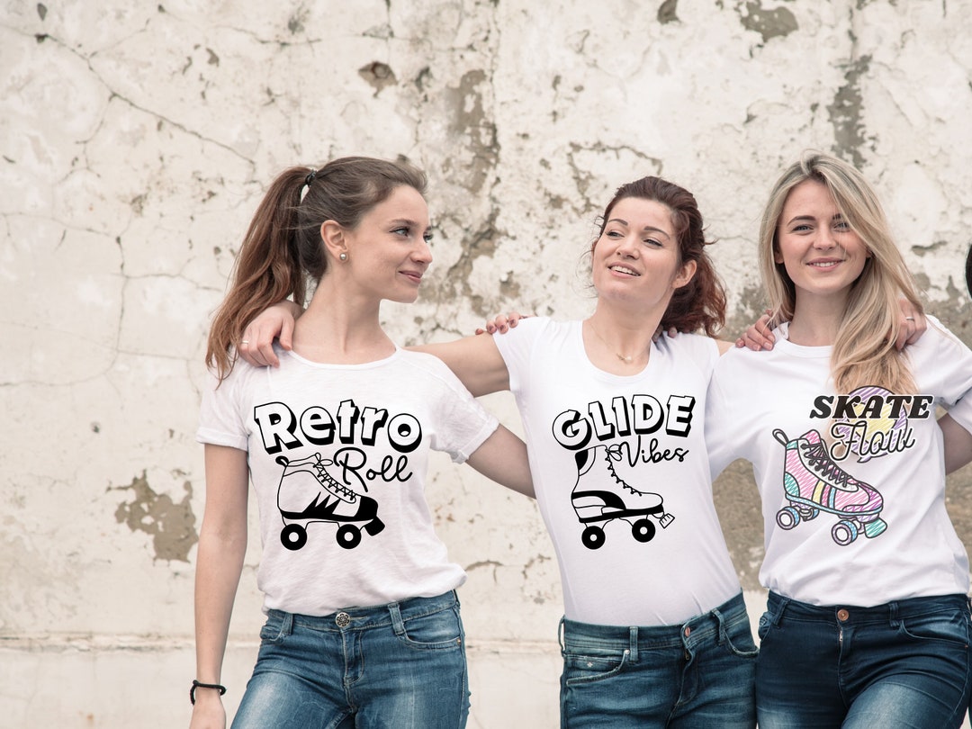 Skate Roll, Roller Skates SVG, Retro Roll SVG, Skate Flow PNG, Skating ...