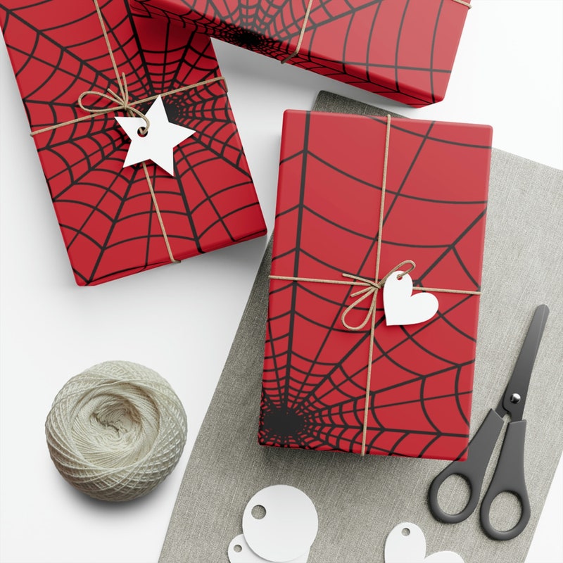 Spider Man Wrapping Paper - Etsy