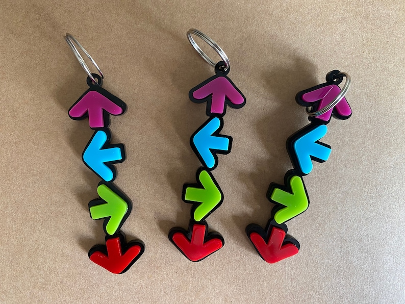 SVG FILE Acrylic Keychain Arrows Friday Night Funkin - Etsy