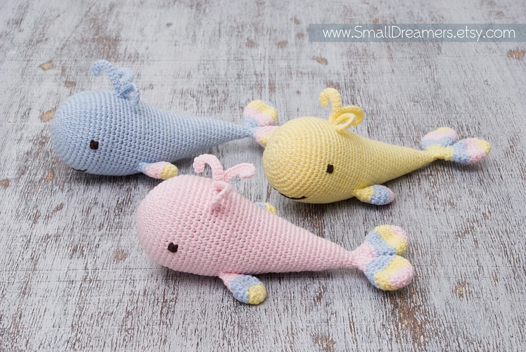 Handmade Whale Rattle. Blue Whale for Kids Toy, Newborn Photo Prop ...