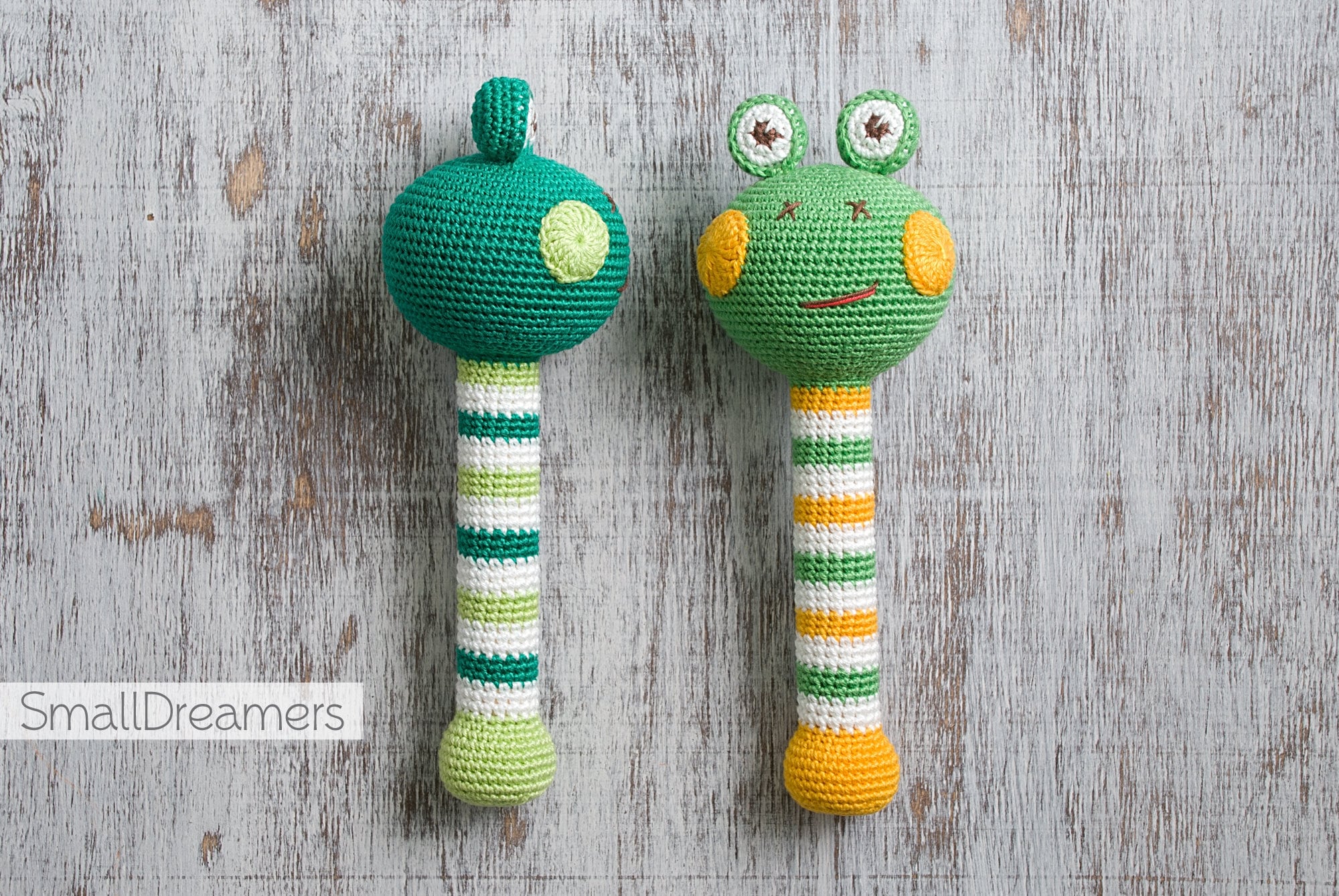 Frog rattle Crochet rattle toy Baby gift Cotton teether | Etsy
