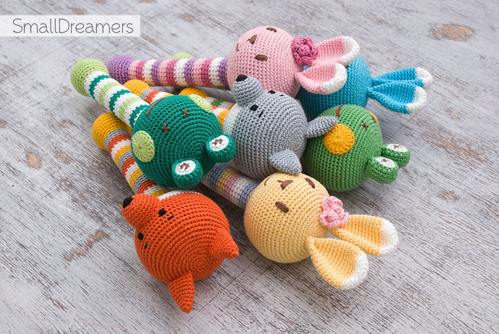 Frog Rattle Crochet Rattle Toy Baby Gift Cotton Teether - Etsy