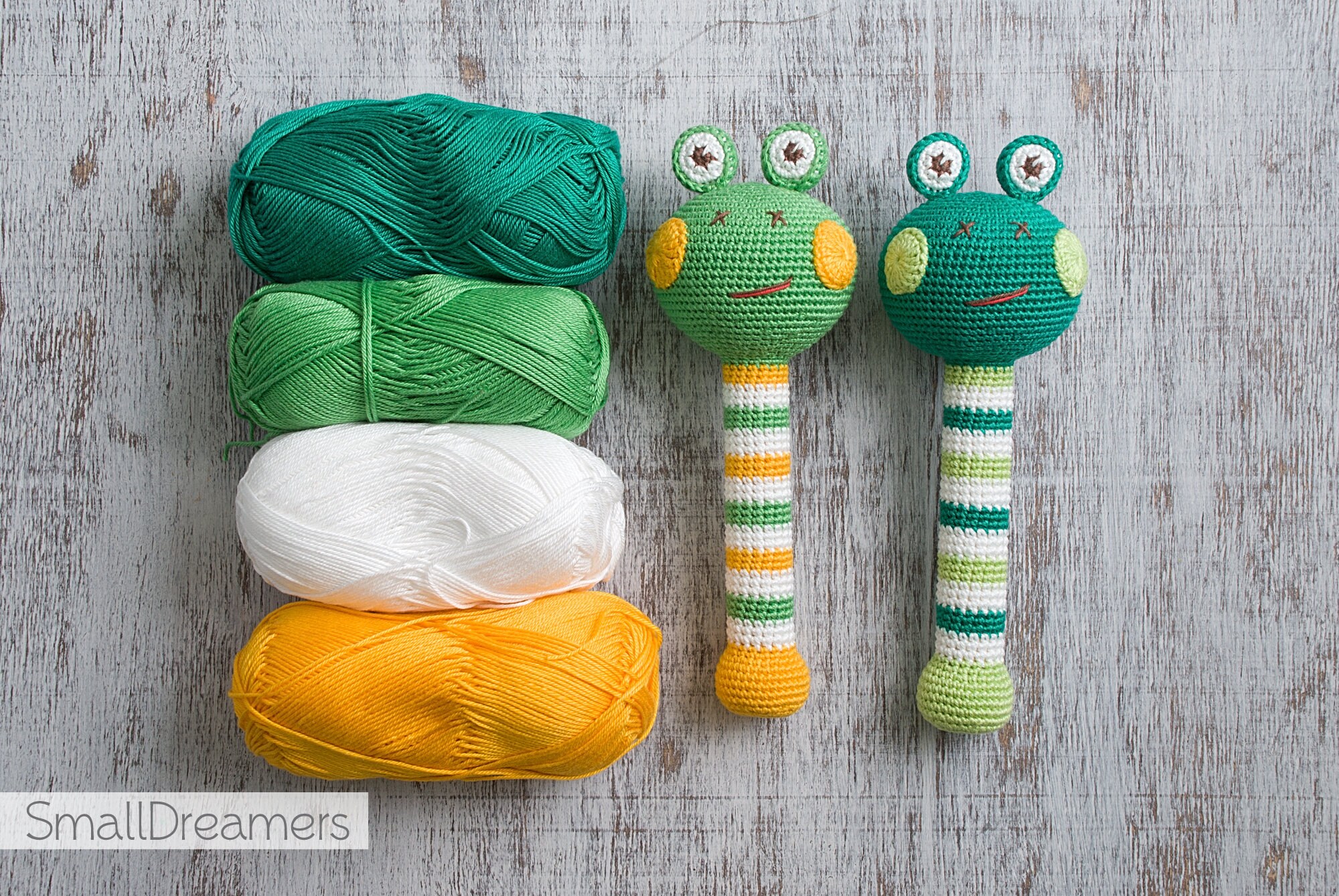 Frog rattle Crochet rattle toy Baby gift Cotton teether | Etsy