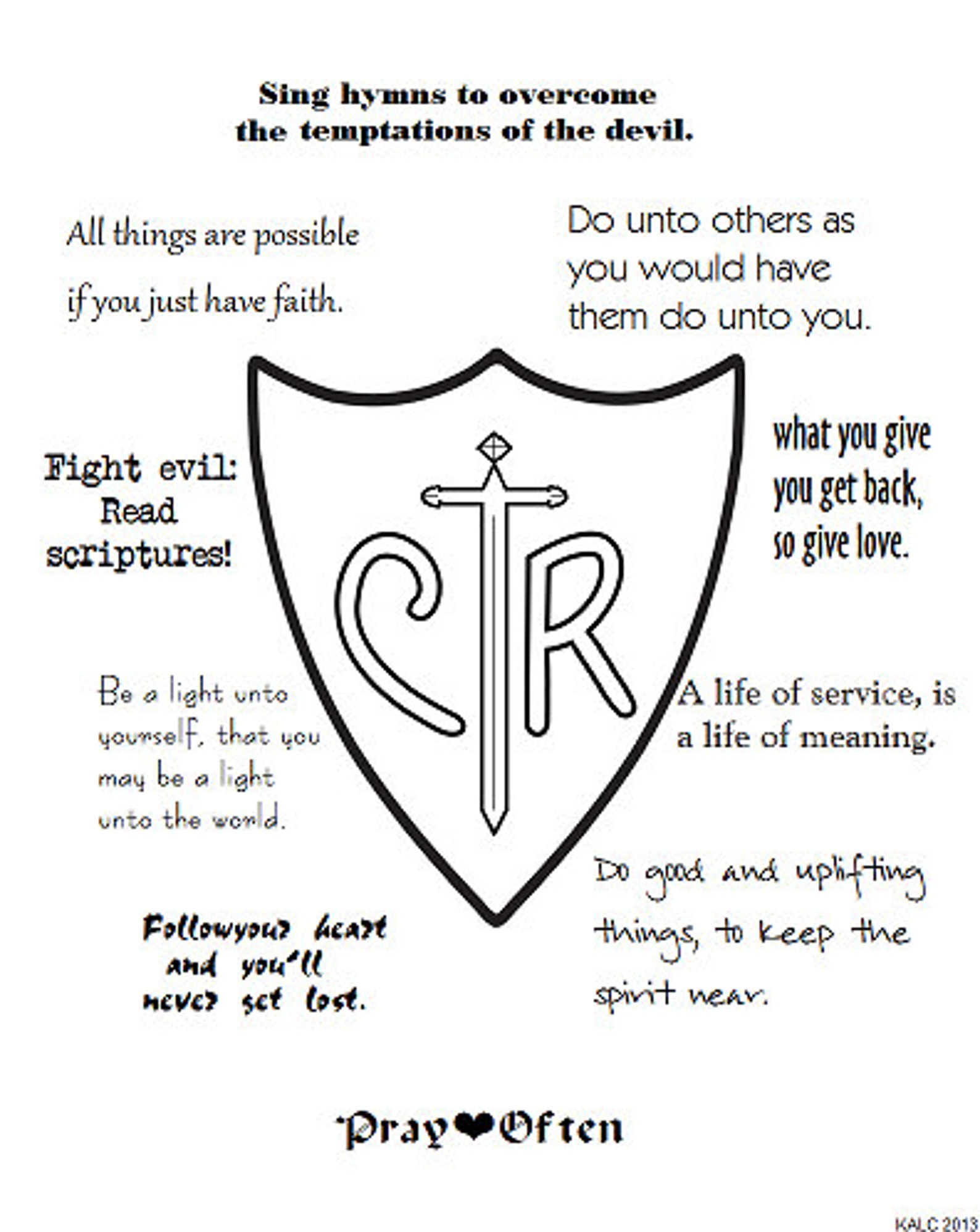 CTR Shield Quotes Digital Printable, Wall Art, LDS, Quotes, Choose the ...