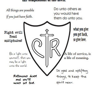 CTR Shield Quotes Digital Printable, Wall Art, LDS, Quotes, Choose the ...