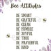 The Bee Attitudes Christian Digital Printable, Attributes, Statement ...