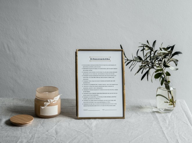 Christian Resolution Religious Contract (men's Version) Digital ...