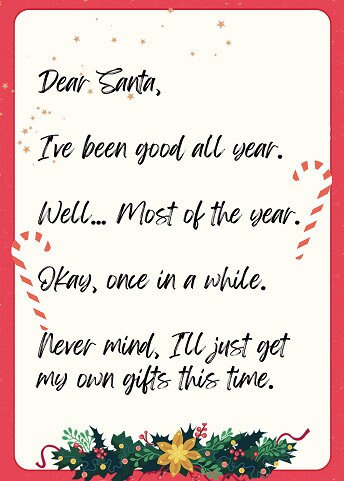 Funny Dear Santa Digital Printable - Etsy