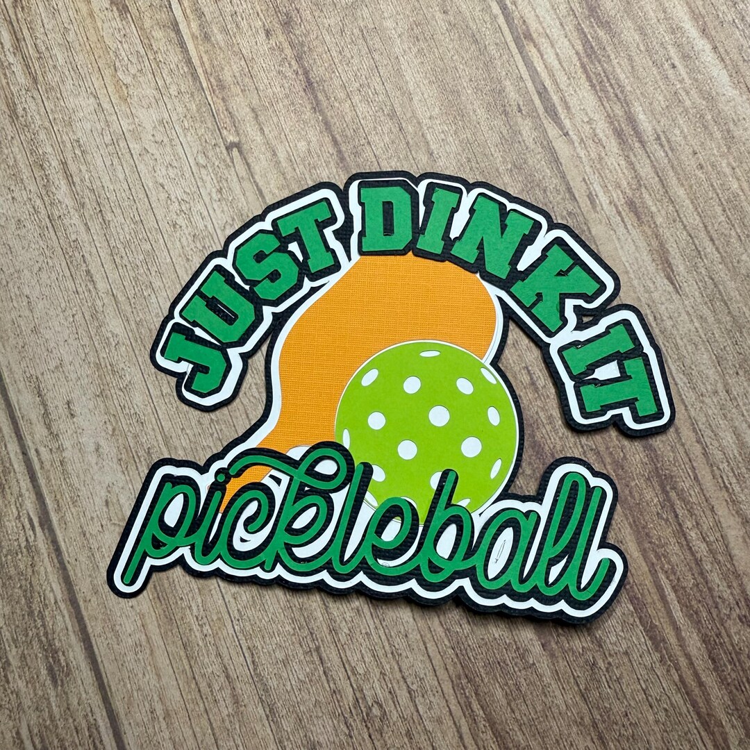 Pickleball Paper Piecing Die Cut - Etsy