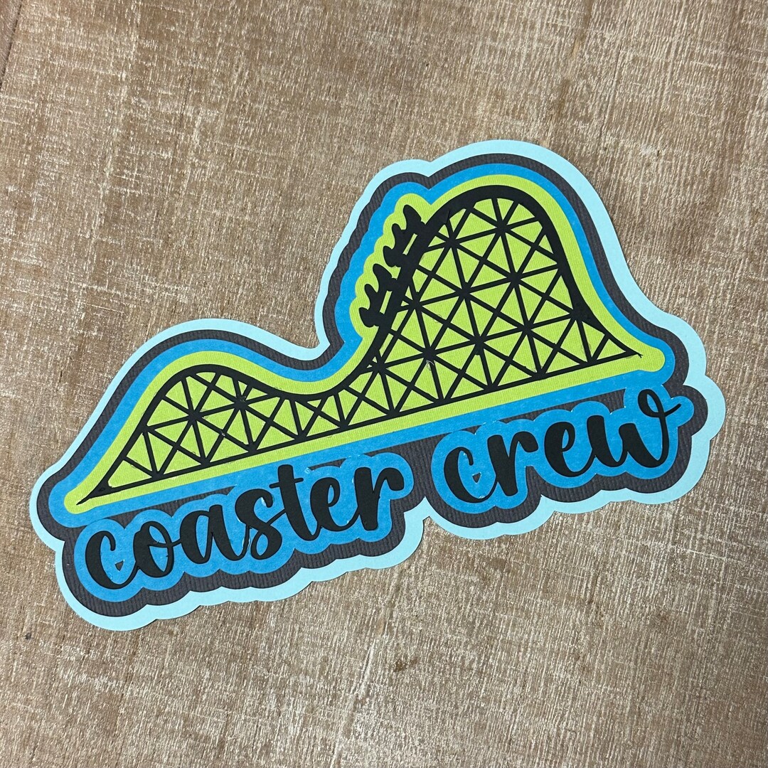 Roller Coaster Title Scrapbooking Paper Piecing Die Cut - Etsy