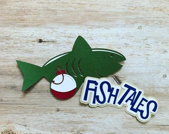 Paper Piecing Sealife, Scrapbook, Page, Layout, Die Cut, Fish, - Etsy