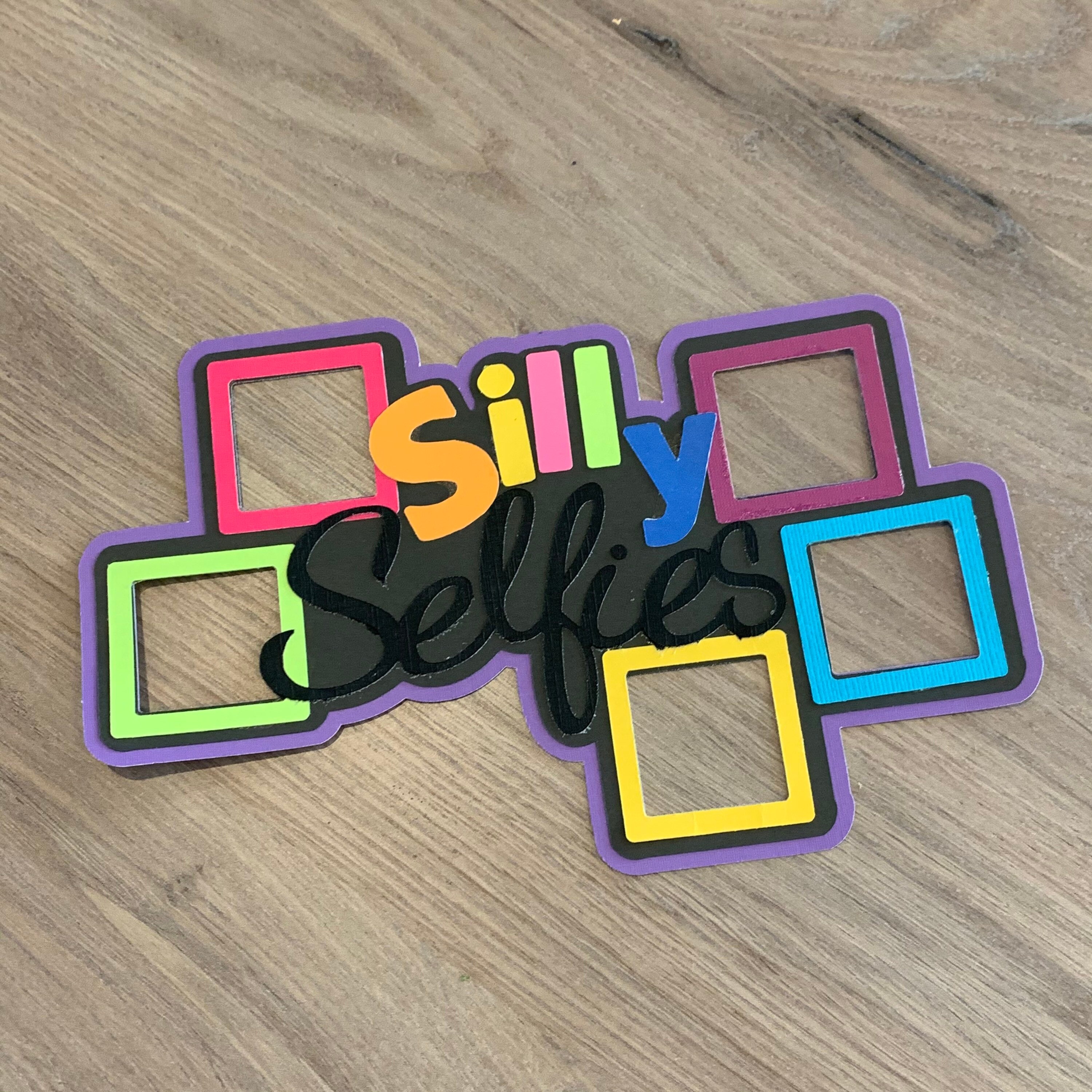 Selfies Paper Piecing Die Cut | Etsy