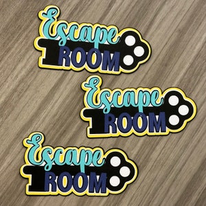 Escape Room Title Scrapbooking Paper Piecing Die Cut - Etsy