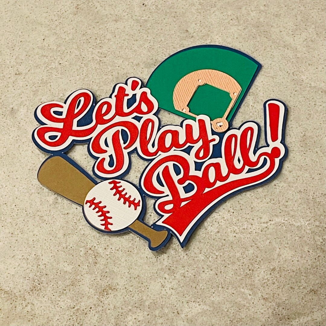 Baseball Paper Piecing Die Cut - Etsy