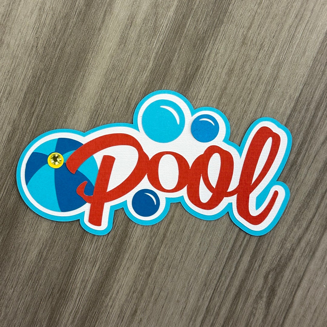 Swimming Pool Paper Piecing Die Cut - Etsy