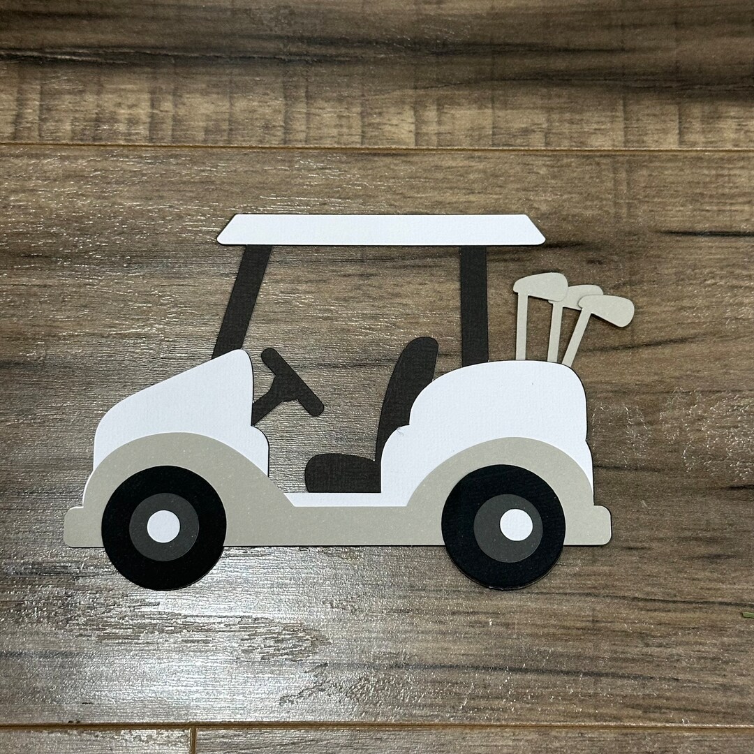 Golf Cart Paper Piecing Die Cut - Etsy