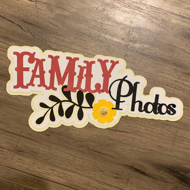 Scrapbook Die Cuts - Etsy