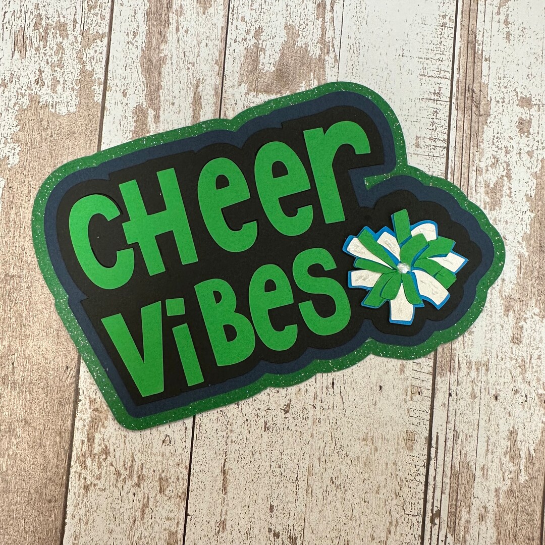 Cheer Paper Piecing Die Cut - Etsy